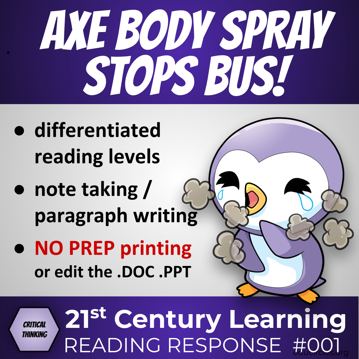 Axe Body Spray has a Florida school bus stopped: Critical Thinking Lesson