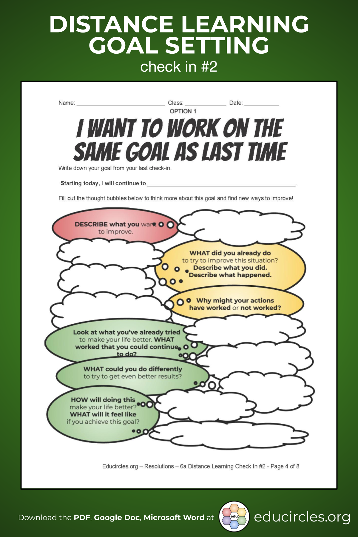 FREE New Year's Resolution 2023 Critical Thinking Lesson