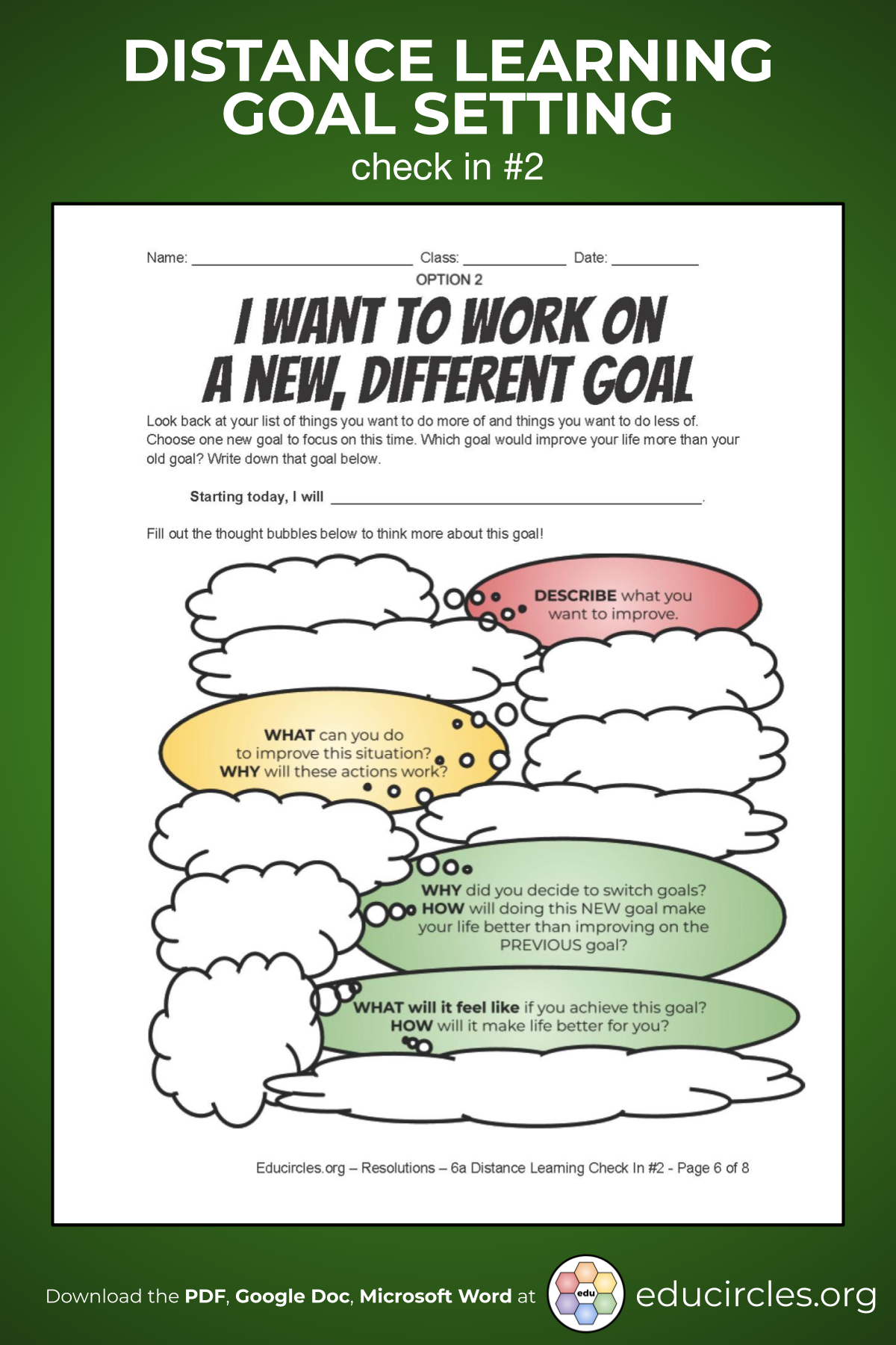 FREE New Year's Resolution 2023 Critical Thinking Lesson