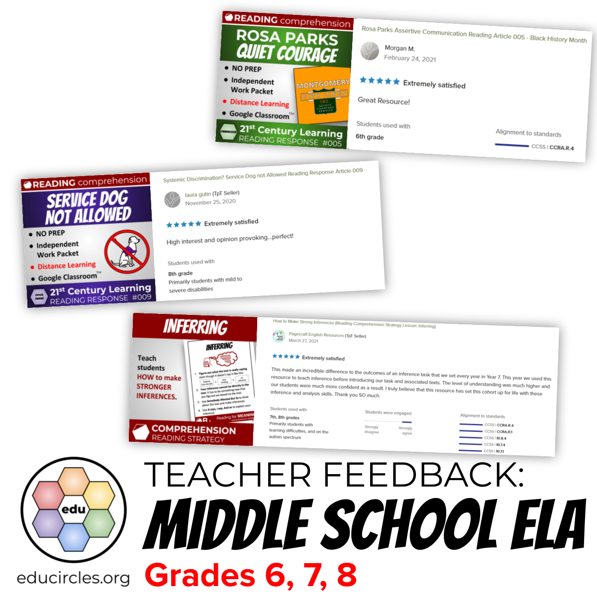 ELA and Reading Strategy Lesson Plans: (Middle School / High School)