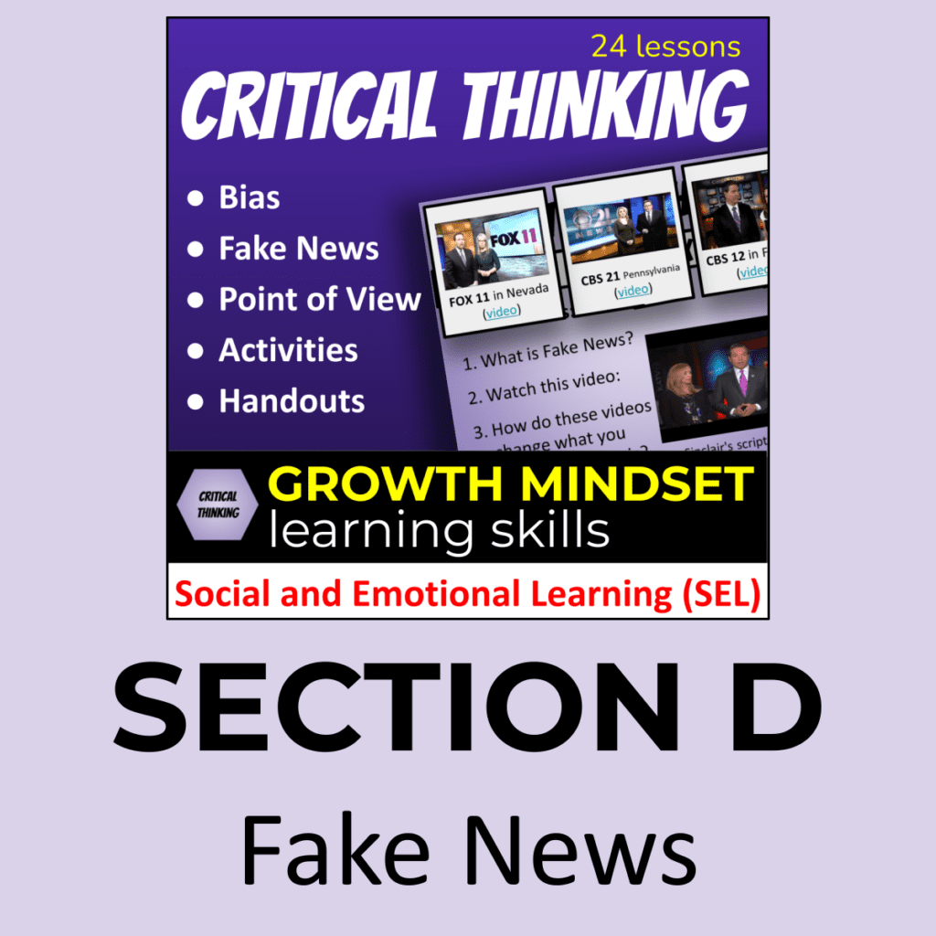 Critical Thinking Lesson Plans PDF: Middle School / High School