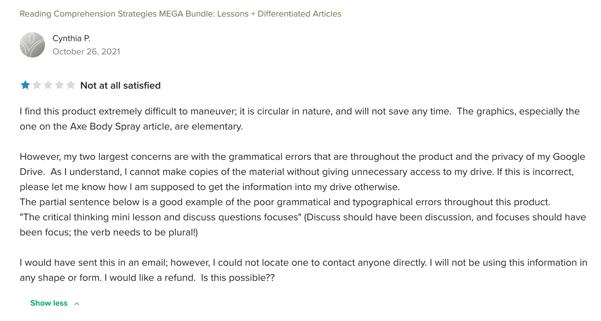 BAD REVIEWS: Reasons why you should NOT buy my Educircles Everything Bundle! (Seriously ...